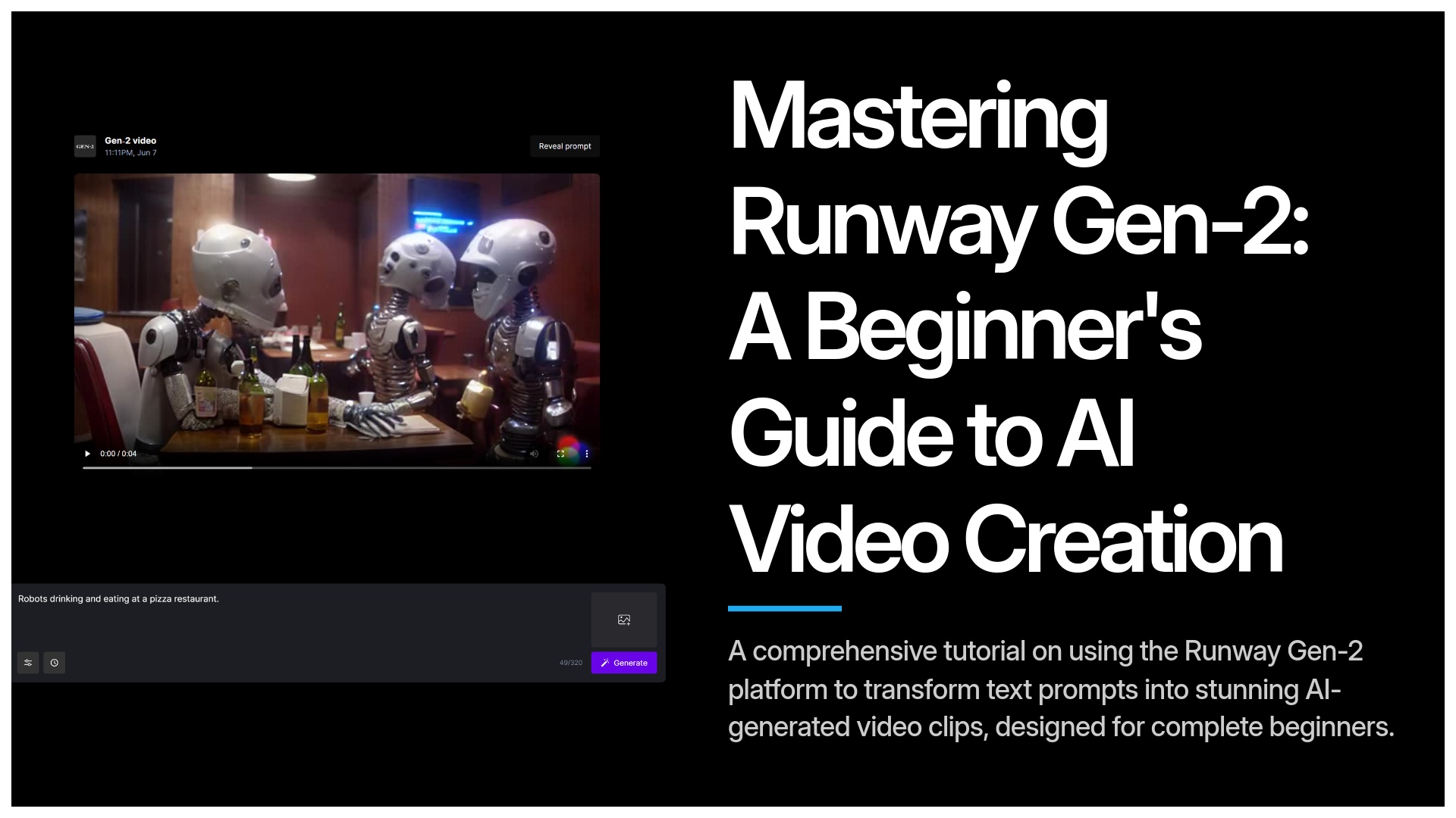 Runway Gen-2 Tutorial: A Beginner's Guide to Text-to-Video Generation ...