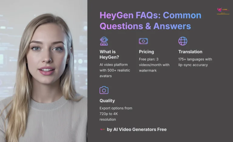 HeyGen FAQs: All Your Questions About AI Video Generation Answered - AI Video Generators Free