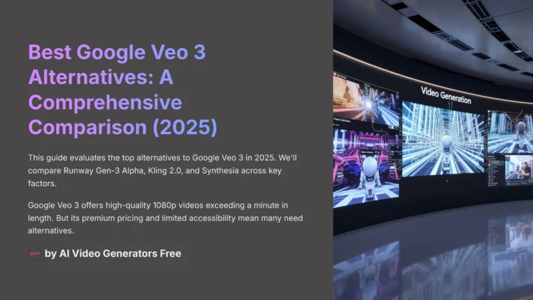 Best Google Veo 3 Alternatives: A Comprehensive Comparison (2025) - AI ...