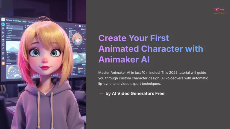 Animaker AI Tutorial: How to Create Your First Animated Character in 10 ...
